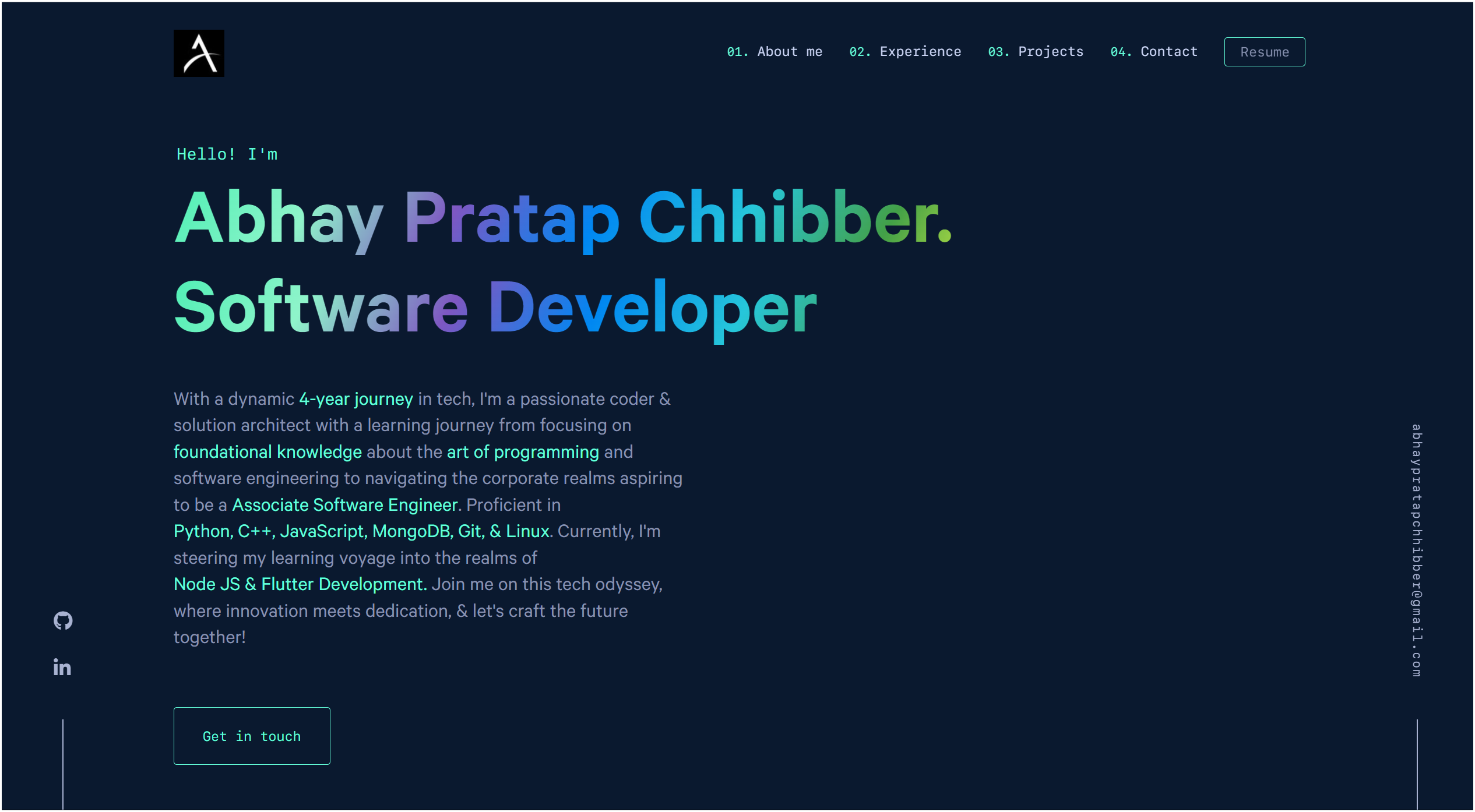 Abhay Pratap Chhibber | Software Developer